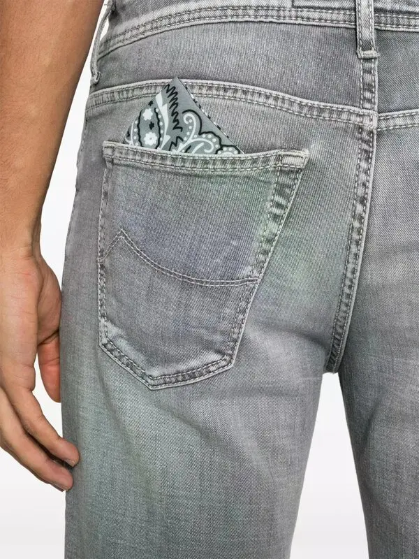 Jacob Cohen Slim Cropped Jeans - Grey