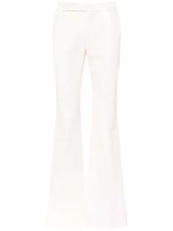 LUDOVIC DE SAINT SERNIN Tailored Flared Trousers - Neutrals