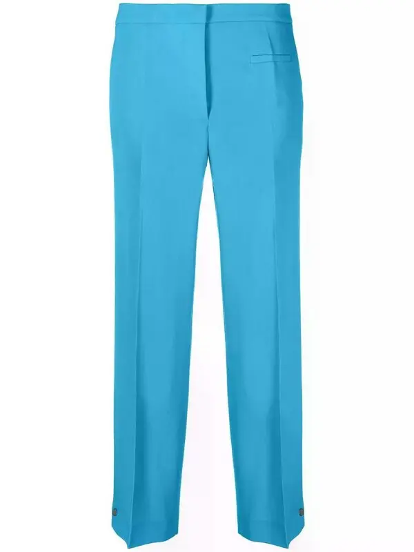 JW Anderson Aqua Mohair-wool Blend Trousers - Blue