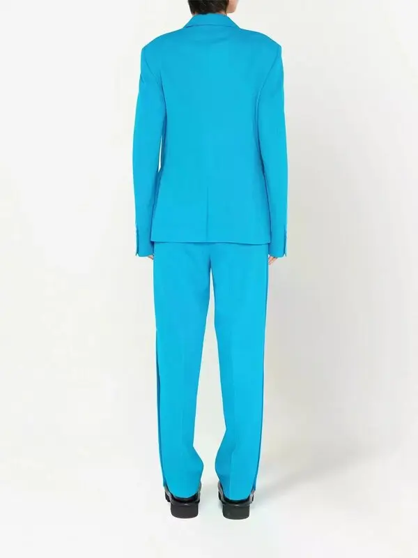 JW Anderson Aqua Mohair-wool Blend Trousers