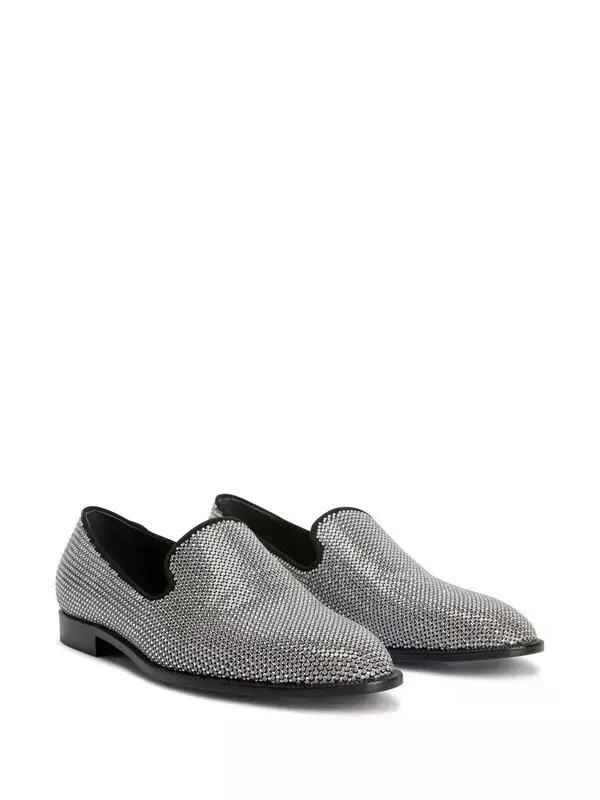 GIUSEPPE ZANOTTI Jareth Disco Crystal-embellished Loafers