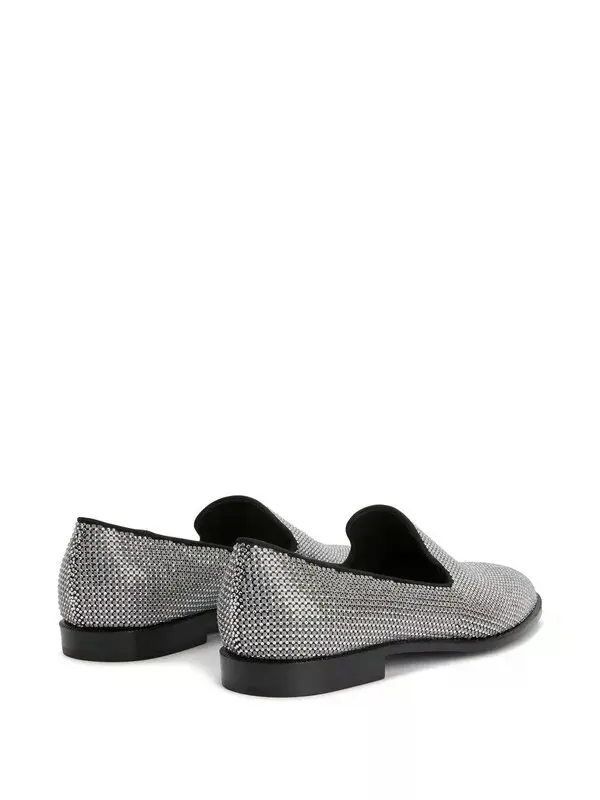 GIUSEPPE ZANOTTI Jareth Disco Crystal-embellished Loafers