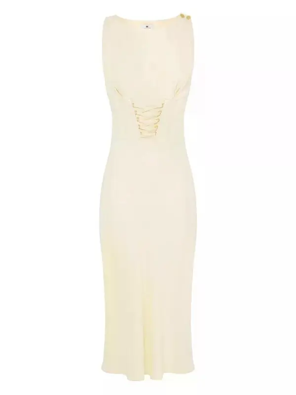 Elisabetta Franchi Corset Detail Midi Dress