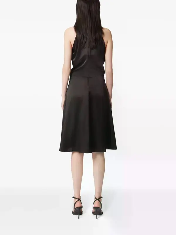 Nina Ricci Halterneck Ruched Dress