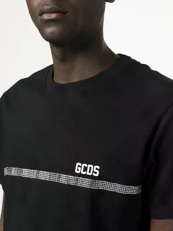 Gcds Crystal Embellished T-shirt