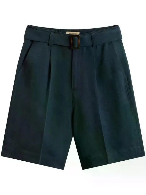 Woolrich Belted Drapey Shorts