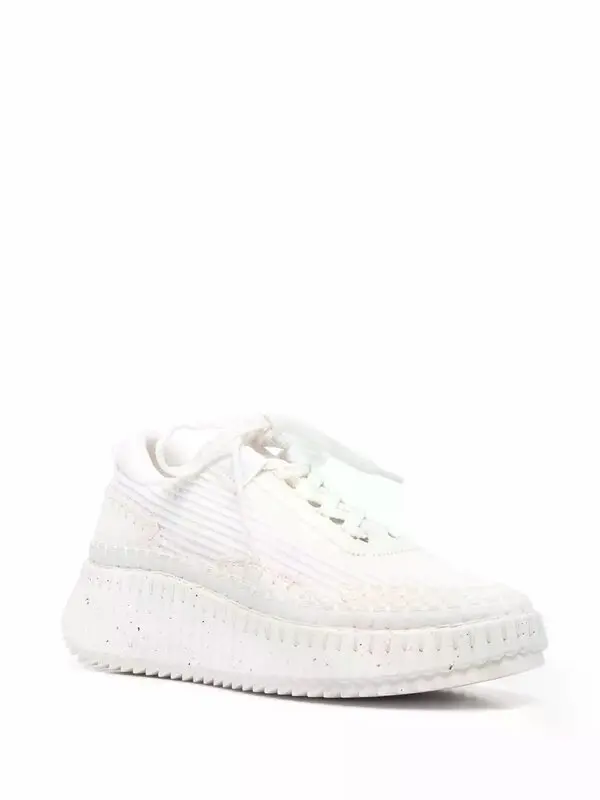Chloé Nama Whipstitch-trim Sneakers