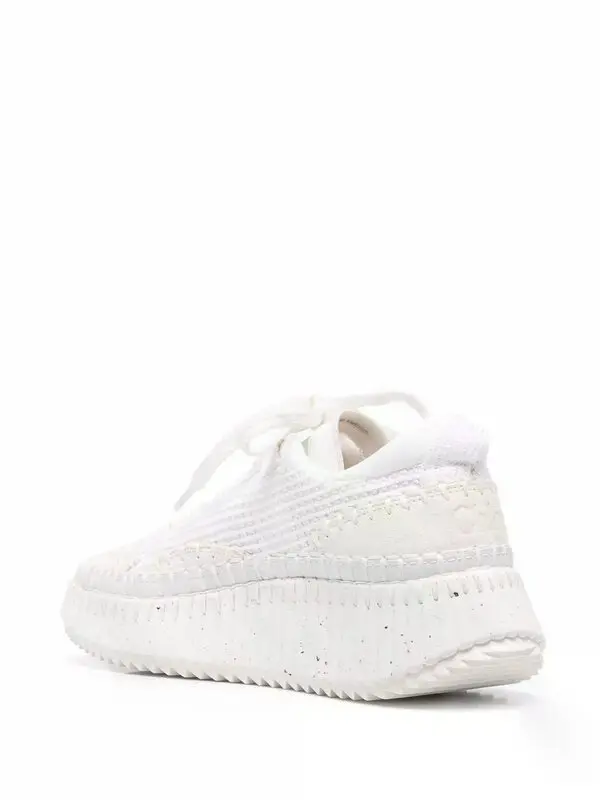 Chloé Nama Whipstitch-trim Sneakers