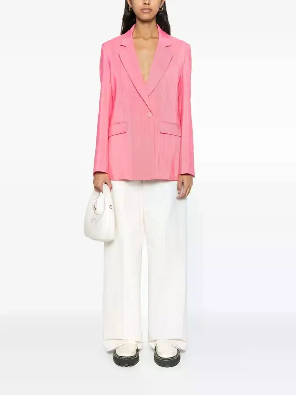 SEMICOUTURE Palazzo Trousers With Pressed Crease