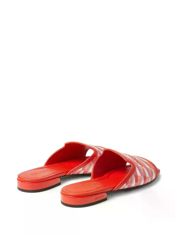 JIMMY CHOO Nako Slides - Red