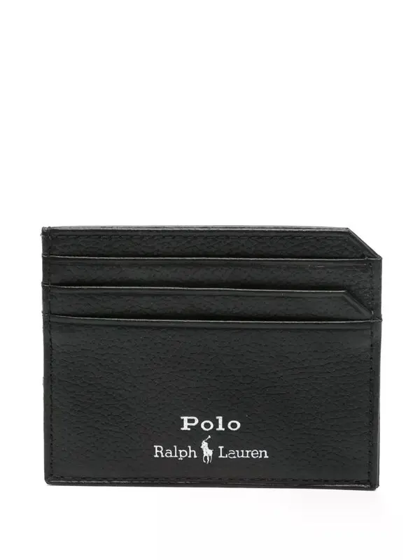 Polo Ralph Lauren Grained Leather Card Holder - Black