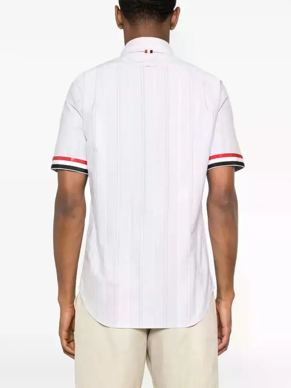 Thom Browne Rwb-edge Striped Shirt