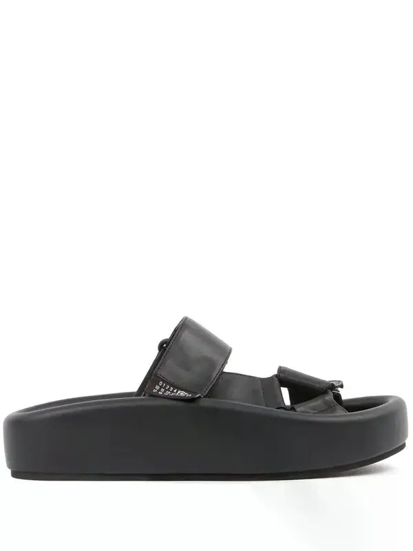 MAISON MARGIELA Webbing Leather Platform Sandals