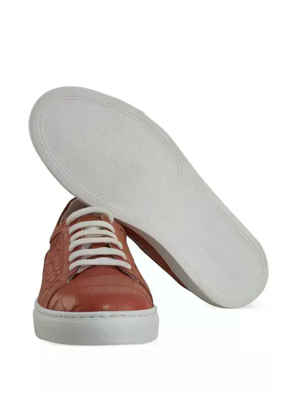 Kiton Leather Lace-up Sneakers