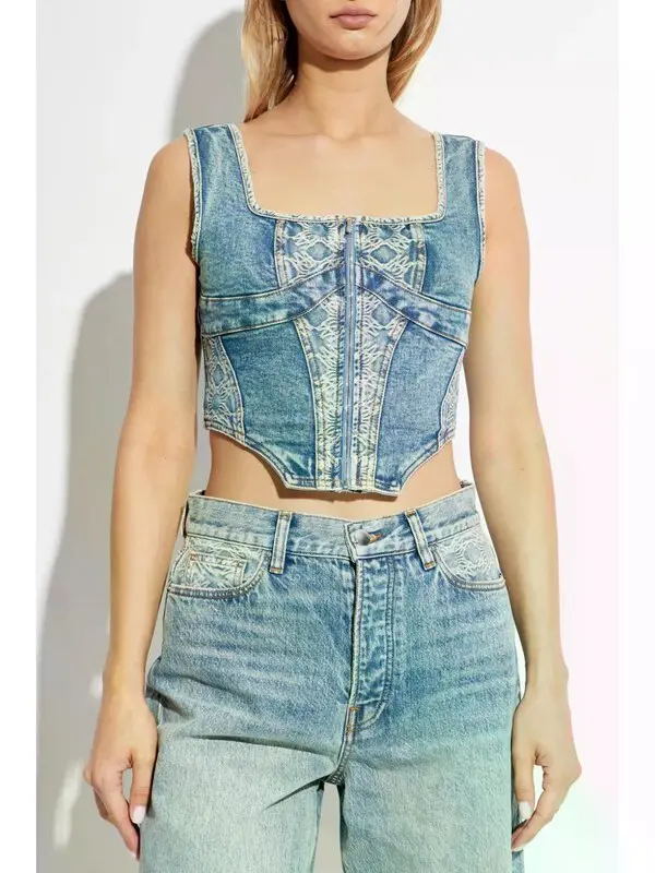 Amiri Ma Quad Corset Top