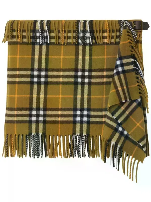 Burberry Decorative Buckle Skirt - Green