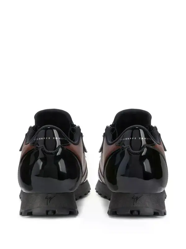 GIUSEPPE ZANOTTI Ilde Run Double-zip Low-top Sneakers - Brown