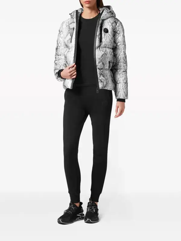 PLEIN SPORT Logo-print Puffer Jacket