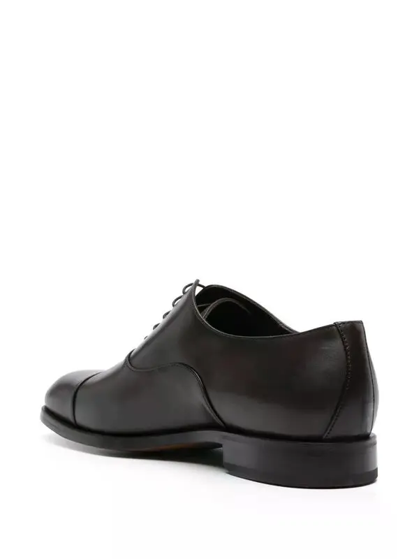 SCAROSSO Salvatore Leather Oxford Shoes - Brown