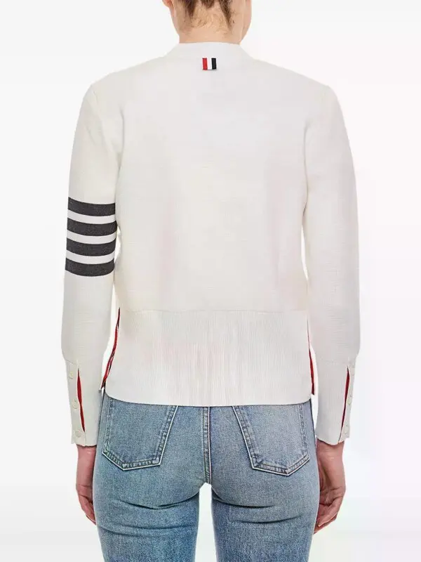 Thom Browne Milano Stitch Merino V-neck Cardigan