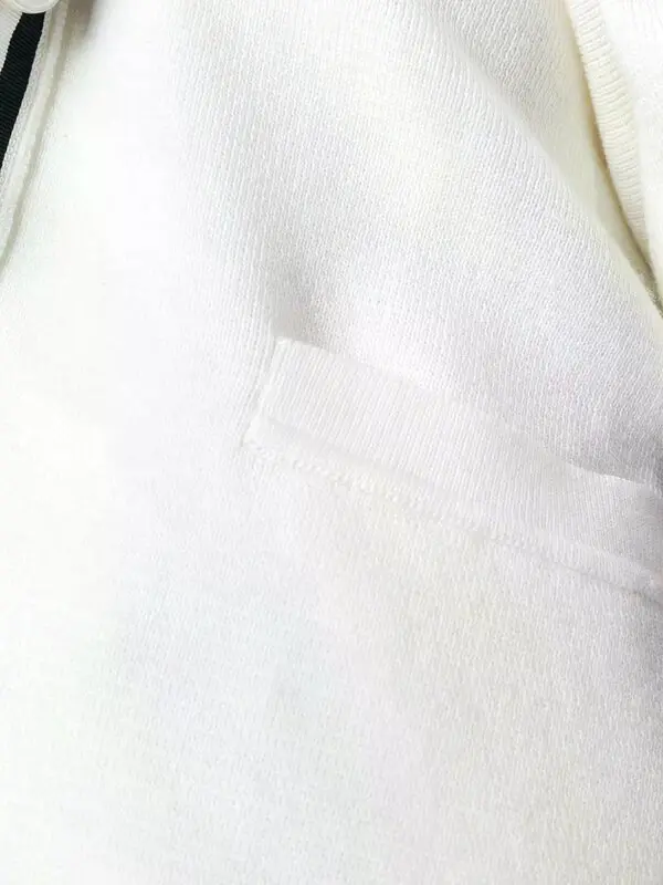 Thom Browne Milano Stitch Merino V-neck Cardigan