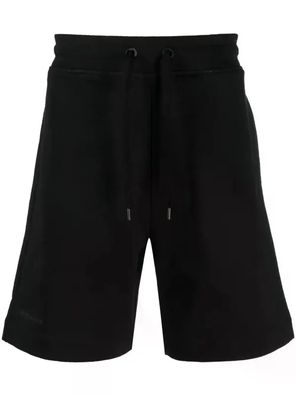 Canada Goose Logo Print Cotton Track Shorts