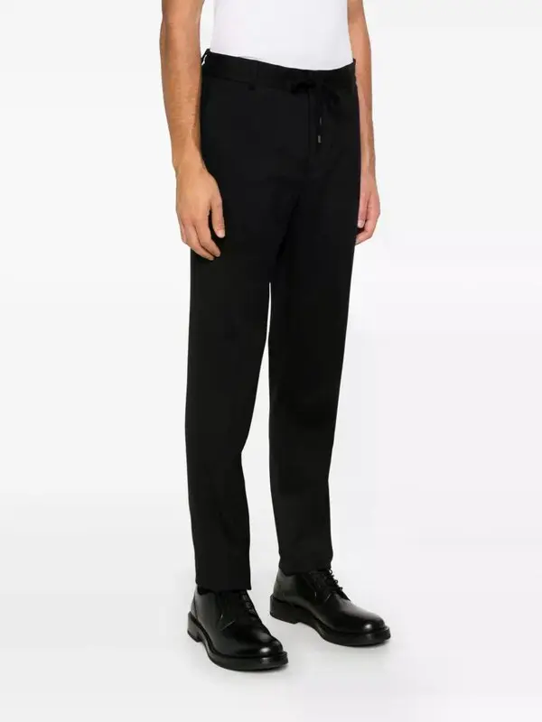 Peserico Tapered Leg Drawstring Waist Trousers