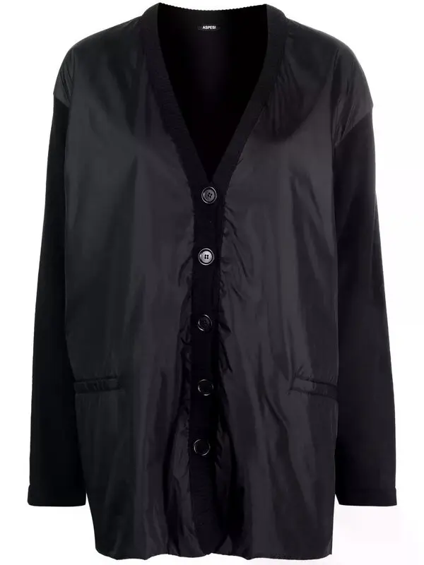Aspesi Hybrid Button-up Cardigan