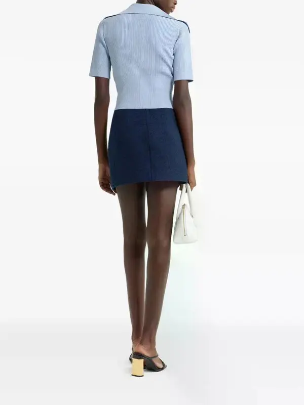 PATOU Knitted Polo Top With Embroidered Logo