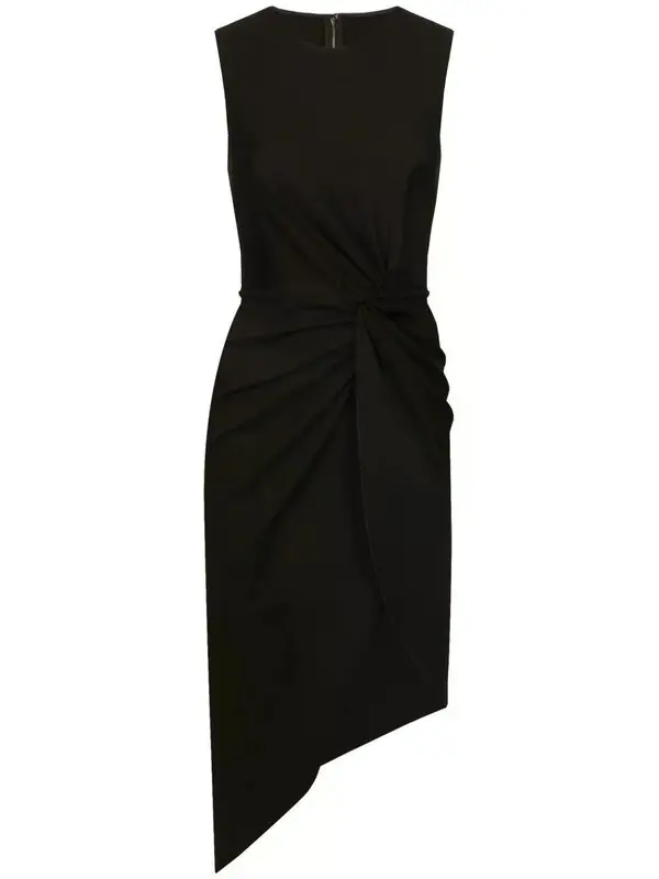 Dolce & Gabbana Sleeveless Draped Midi Dress