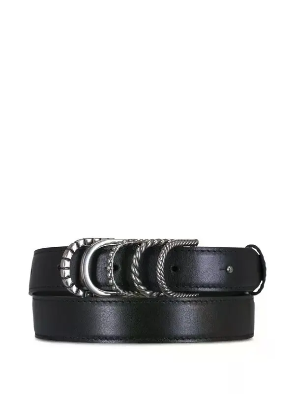 Dorothee Schumacher Hoop Detail Belt - Black