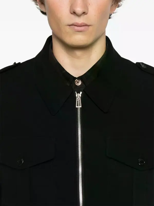 SONGZIO Zip-up Hunting Jacket With Flap Pockets