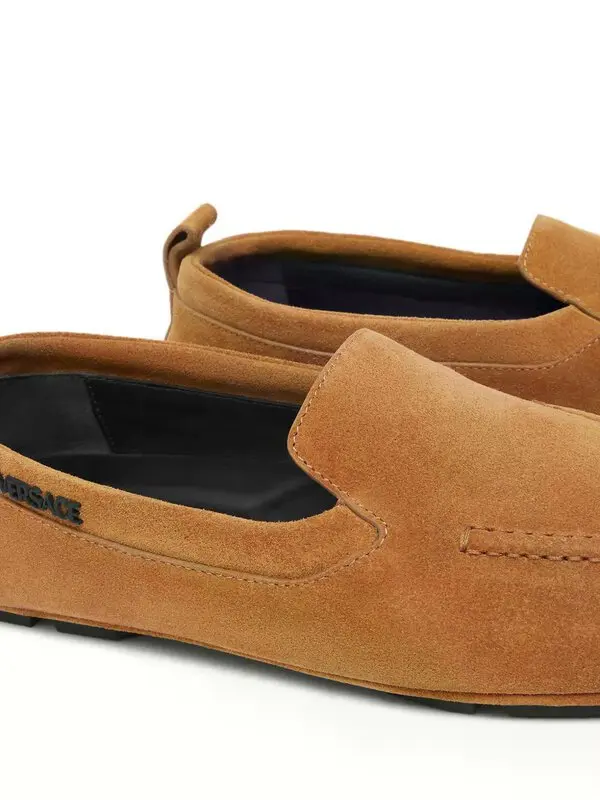 Versace Villa Suede Loafers