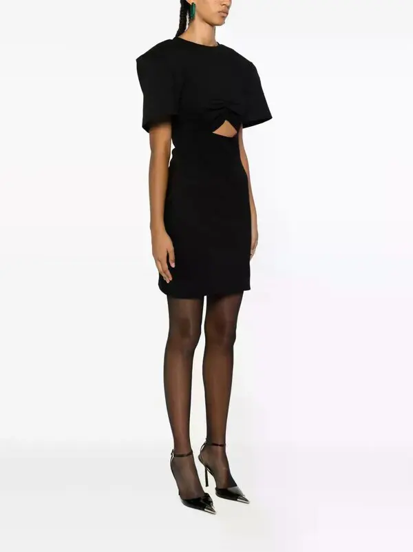 NENSI DOJAKA Cotton Cut-out Mini Dress