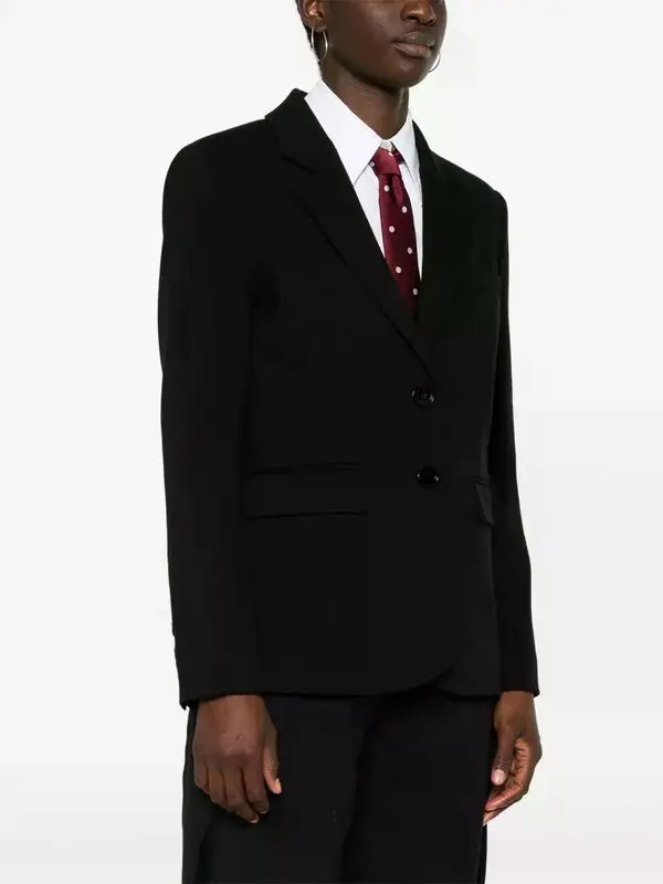 Pinko Ruota Blazer With Notched Lapels - Black