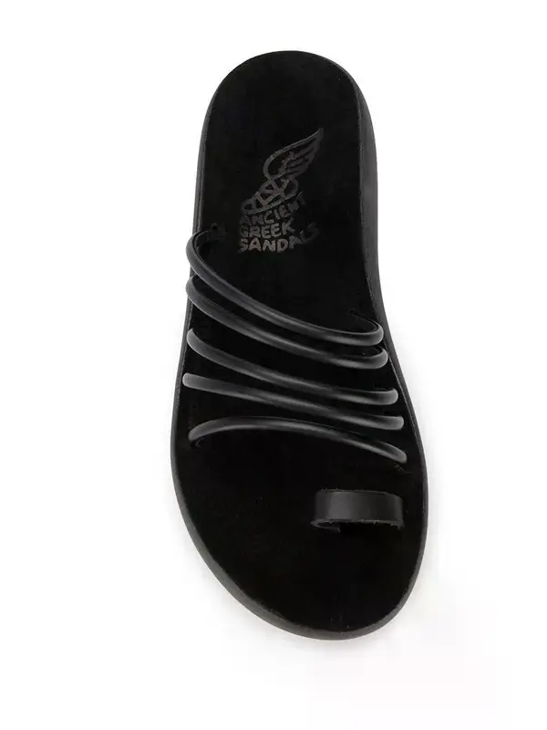 ANCIENT GREEK SANDALS Hypatia Strappy Sandals - Black