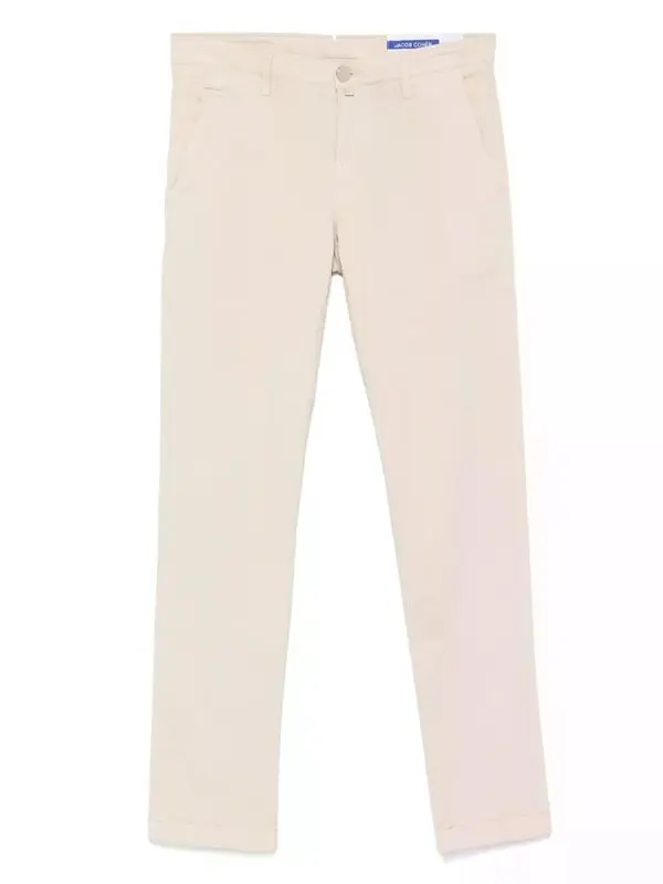 Jacob Cohen Slim-cut Trousers - Neutrals
