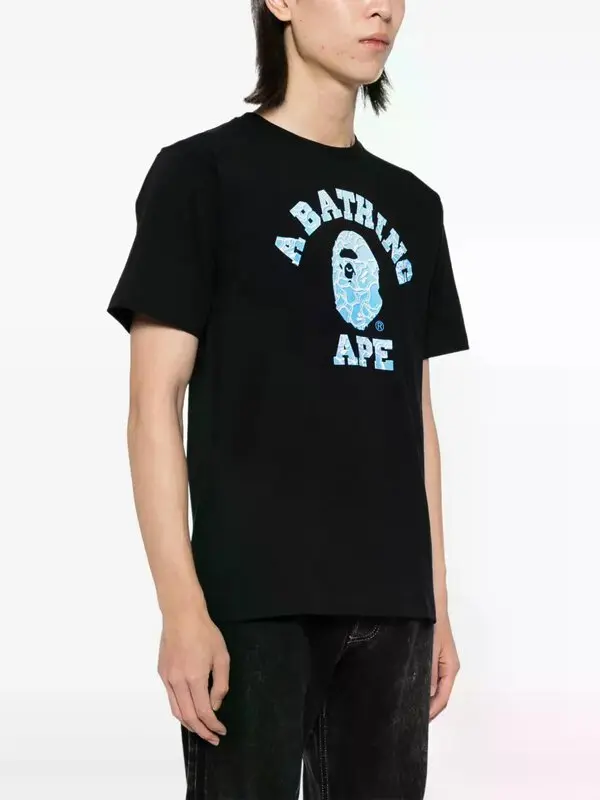 A BATHING APE Logo Print T-shirt