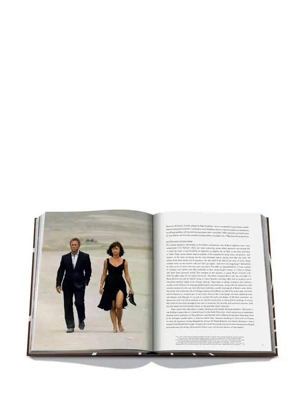 Assouline James Bond Style Hardcover Book - Brown