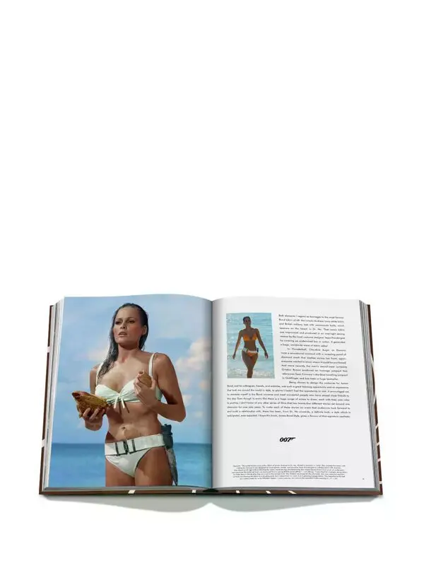 Assouline James Bond Style Hardcover Book - Brown