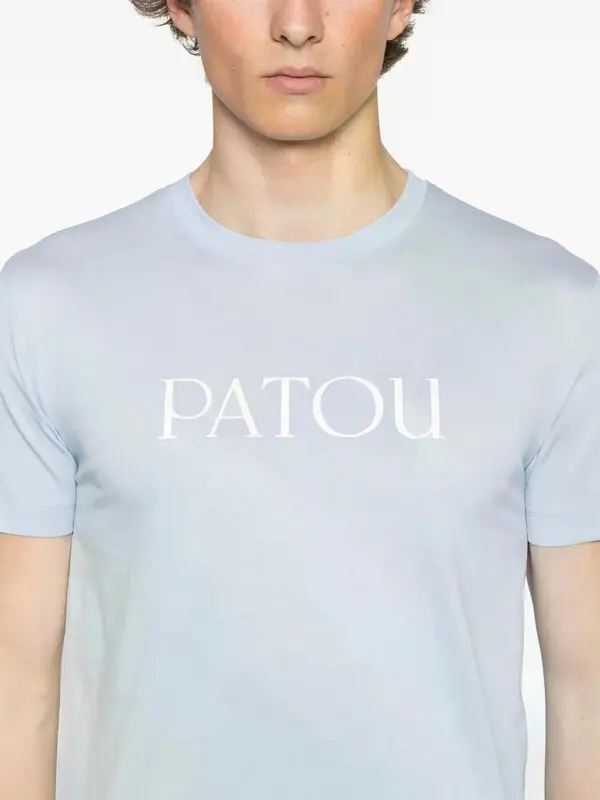 PATOU Logo Print Organic Cotton T-shirt
