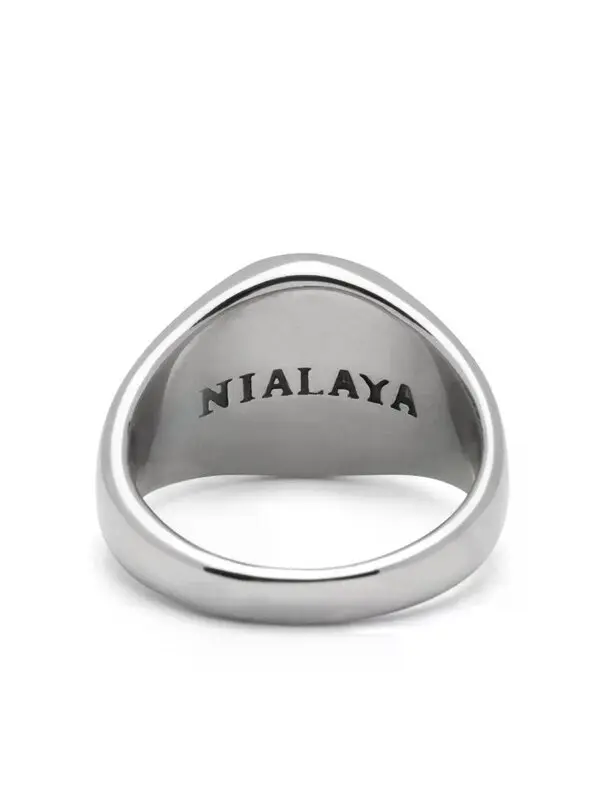NIALAYA JEWELRY Crest Signet Ring