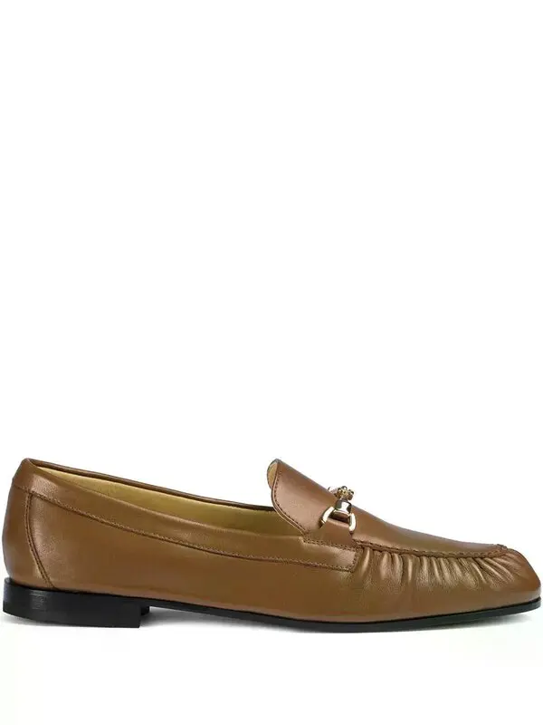 DOUCAL'S Leather Loafers With Horsebit Detail