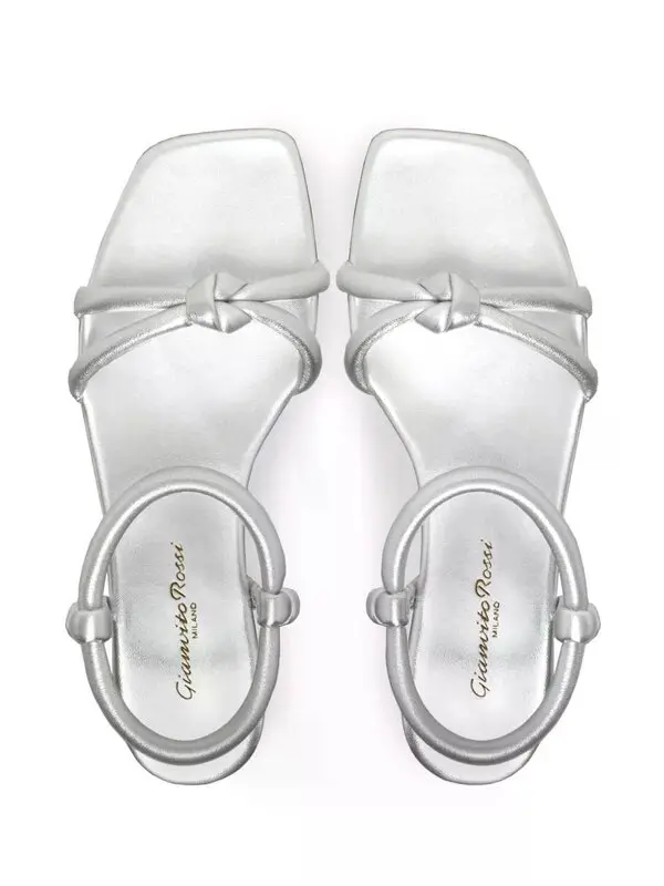 GIANVITO ROSSI Juno 05 Sandals - Silver