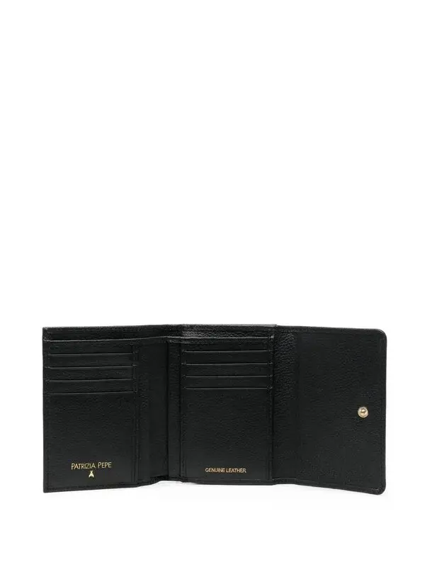 Patrizia Pepe Grained-leather Logo-print Purse