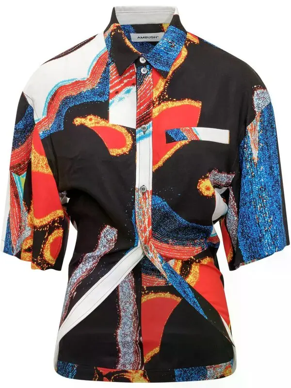 AMBUSH Printed Shirt - Black