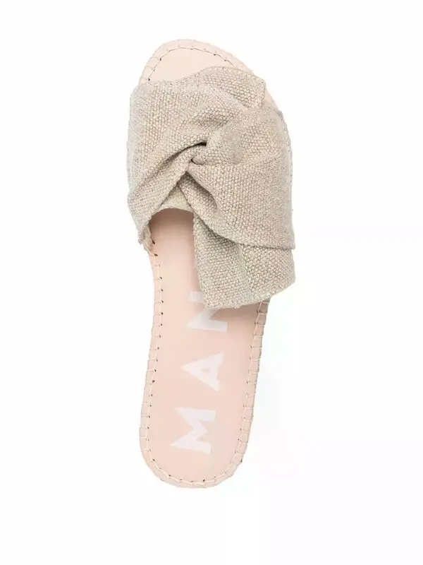 Manebí Ruched Open-toe Espadrilles