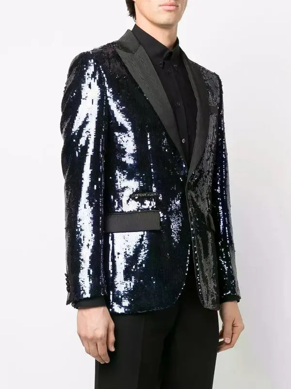 Philipp Plein Embellished Single-breasted Blazer