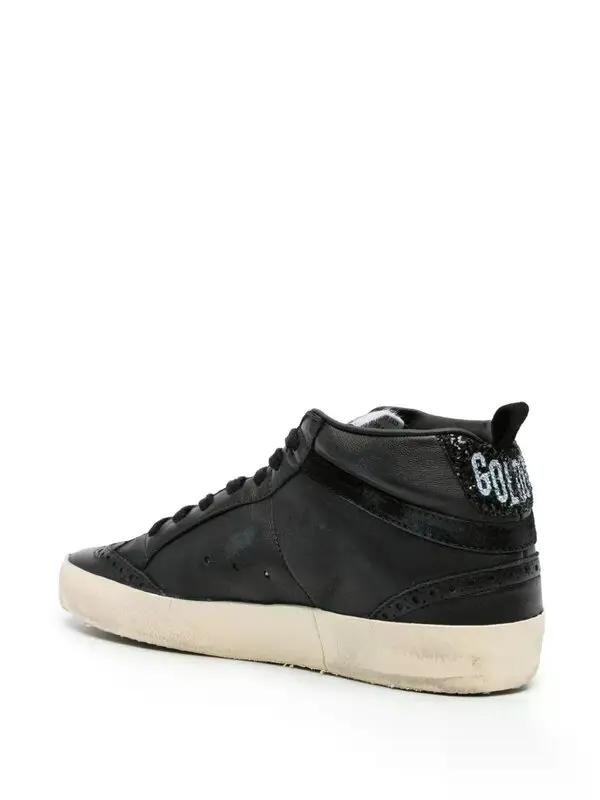 GOLDEN GOOSE Mid-star Leather Sneakers