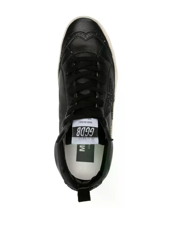 GOLDEN GOOSE Mid-star Leather Sneakers